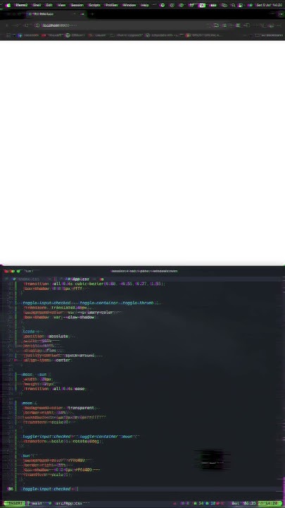 React Toggle Darkmode Animate #coding #programming - YouTube