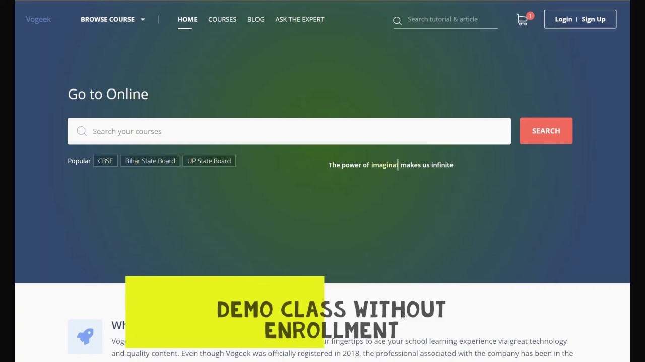 Student Portal Demo Class - YouTube
