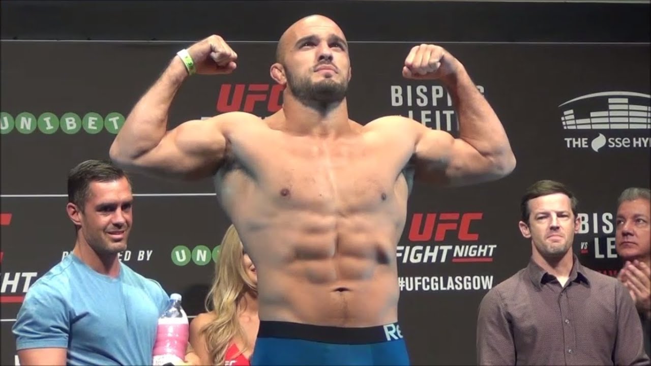 Ilir Latifi vs Hans Stringer weigh-in and staredown - YouTube