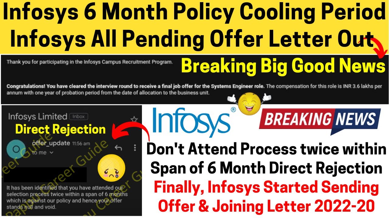Infosys 6 Months Policy Direct Rejection Breaking News Infosys All ...