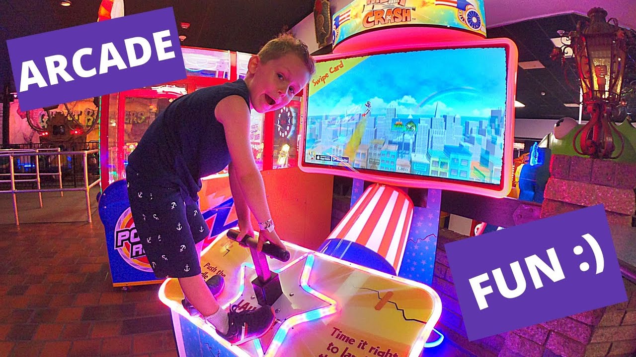 Father's Day at Castle Park Arcade - Spy Peace - YouTube