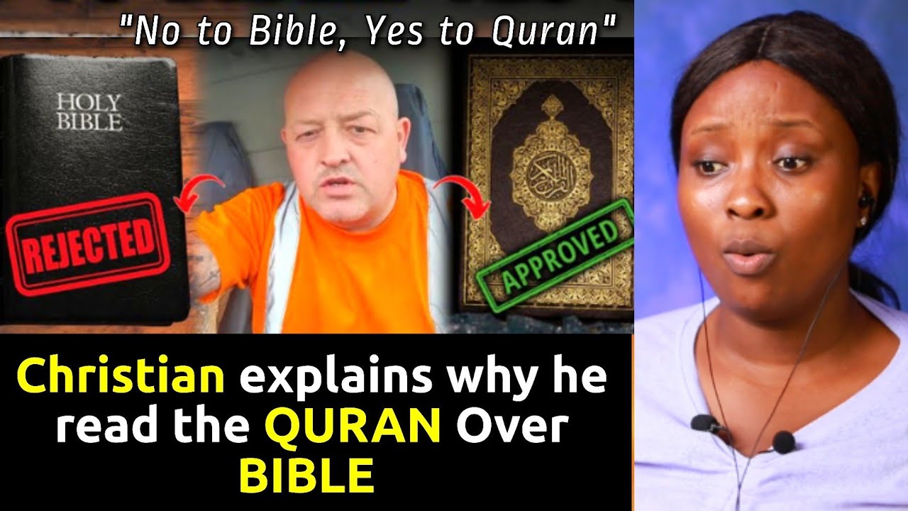 Christian explains why he read the QURAN Over BIBLE --- REACTION! - YouTube
