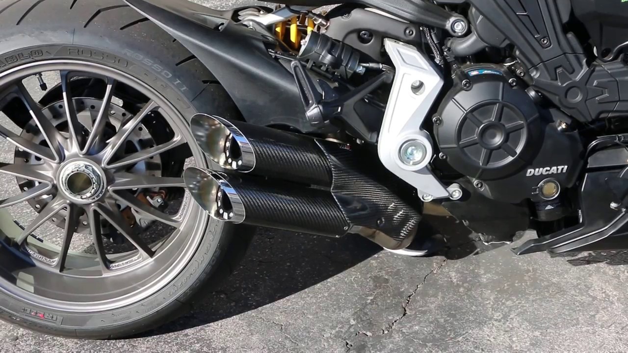 Ducati XDiavel with Quat-D exhaust - YouTube