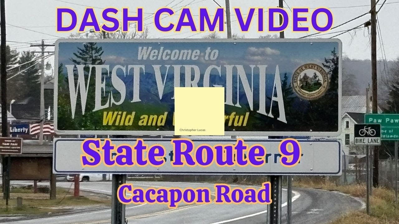 Dash Cam ride - West Virginia State Route 9 - YouTube