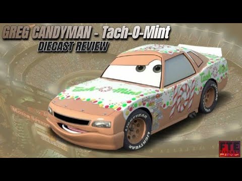 Greg Candyman 2006 Tach-O-Mint Diecast Review - Pixar Cars - YouTube