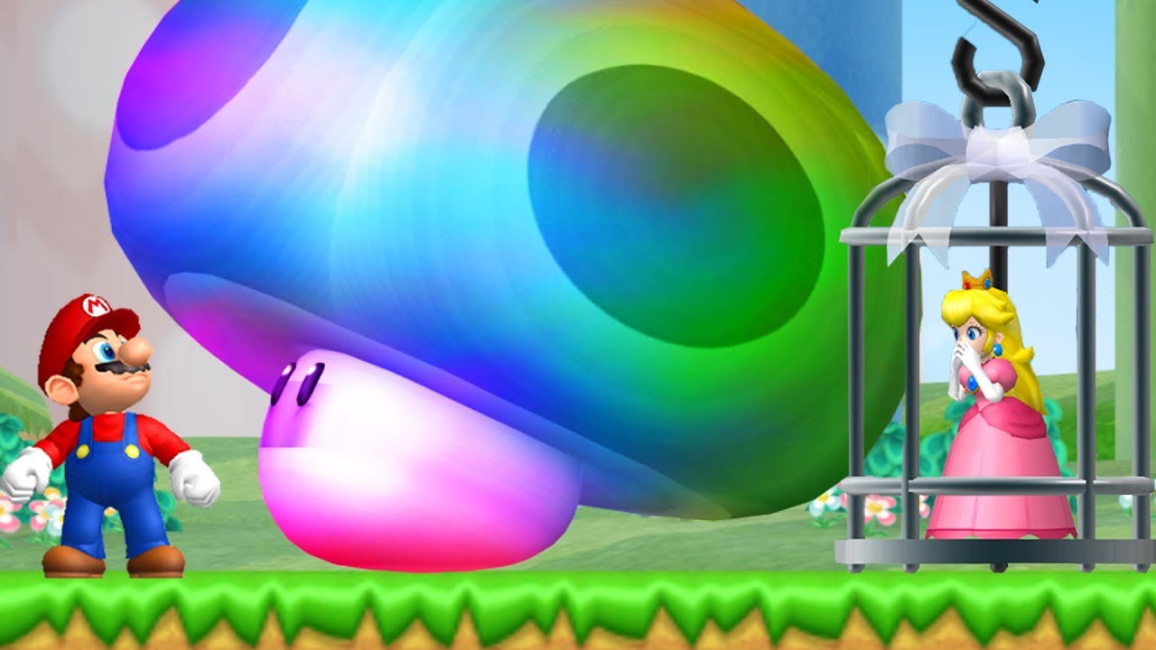 Rainbow Mario Mushroom