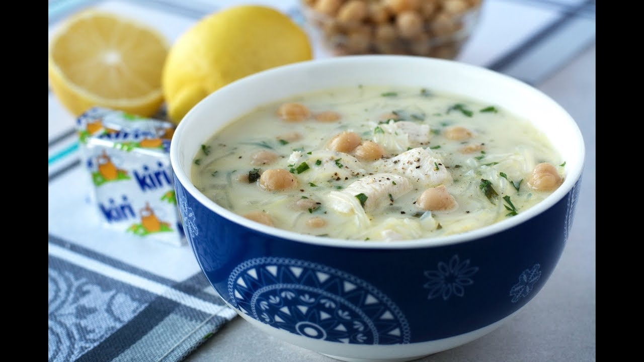 La chorba blanche algérienne au Kiri - الشوربة البيضاء الجزائرية بجبنة ...