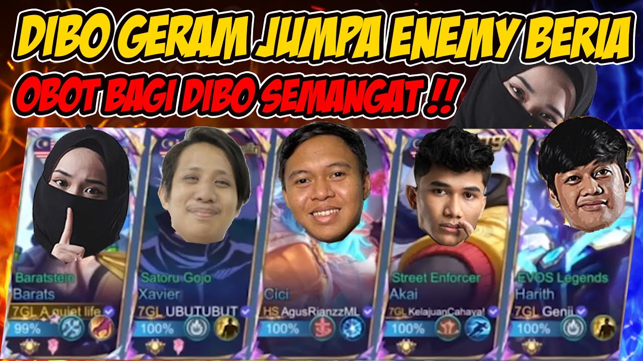 Obot Bagi Dibo Semangat Yang Tengah Geram 😂 !! MOBILE LEGENDS - YouTube