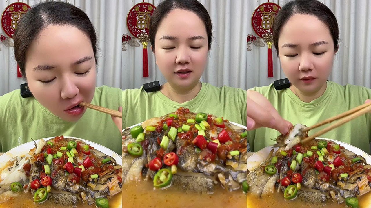 Fish Head，Mukbang Eating Show - YouTube