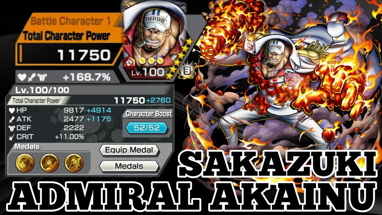 FULL BOOST AKAINU GAMEPLAY | ONE PIECE BOUNTY RUSH | OPBR - YouTube