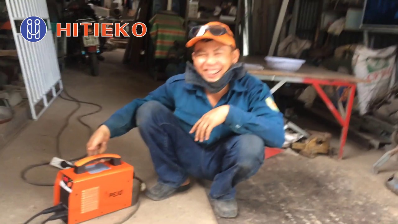 HITIEKO bàn giao và cảm nhận máy hàn mig mini PEJO cho cơ sở của anh ...