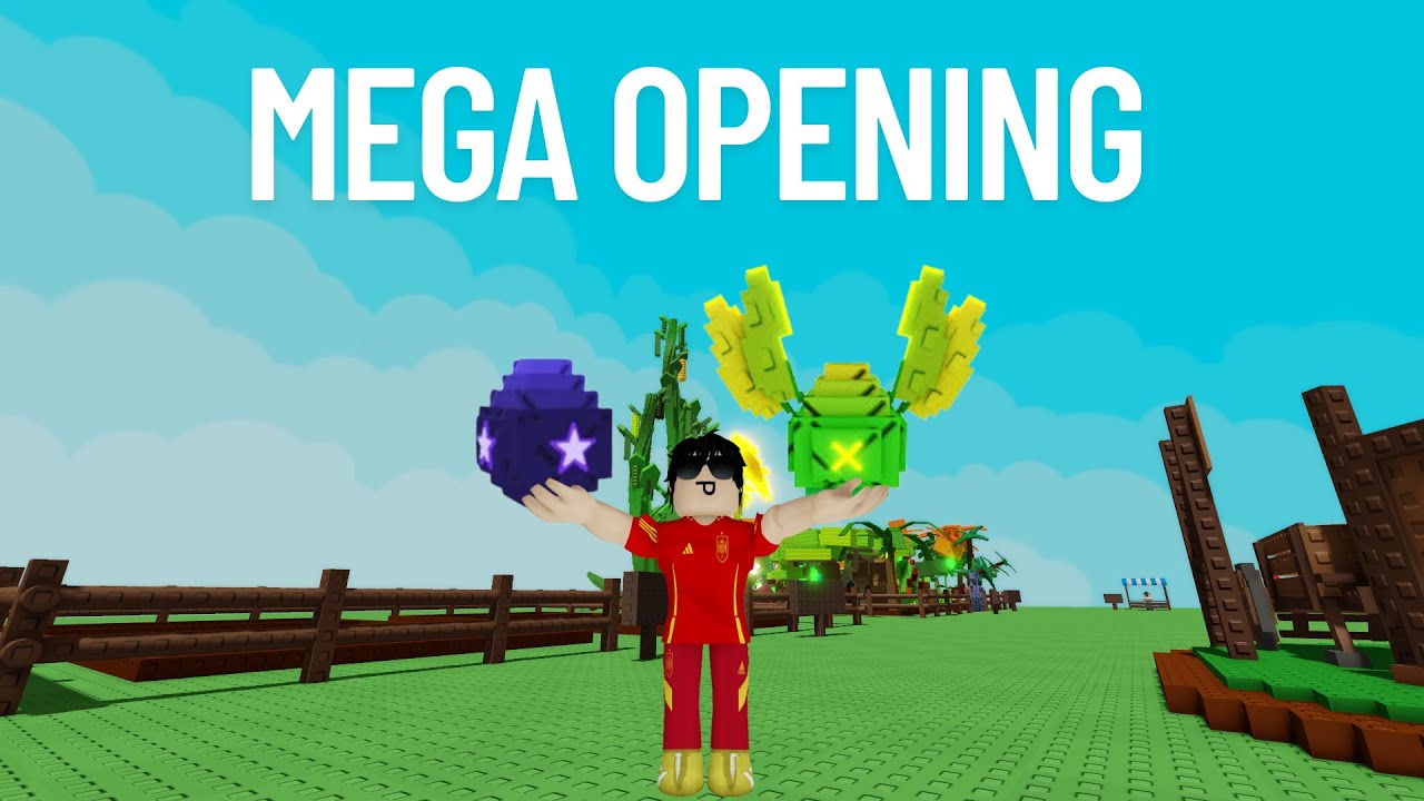 MEGA OPENING EN GROW A GARDEN - YouTube