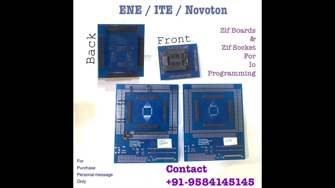 #LaptopRepair How to program an #ENE IO Using #Svod3 and Zif Socket By #Aditya11ttt & # ...