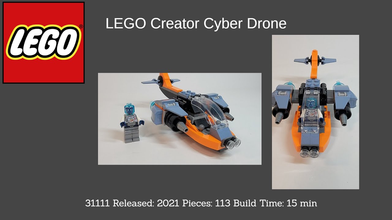 🤖 LEGO Creator Cyber Drone: Building the Ultimate Futuristic Flyer! 🚁# ...