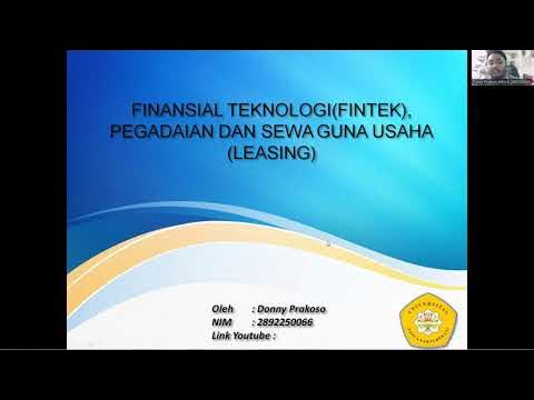 Apa Itu FinTech,Pegadaian,Leasing? - YouTube