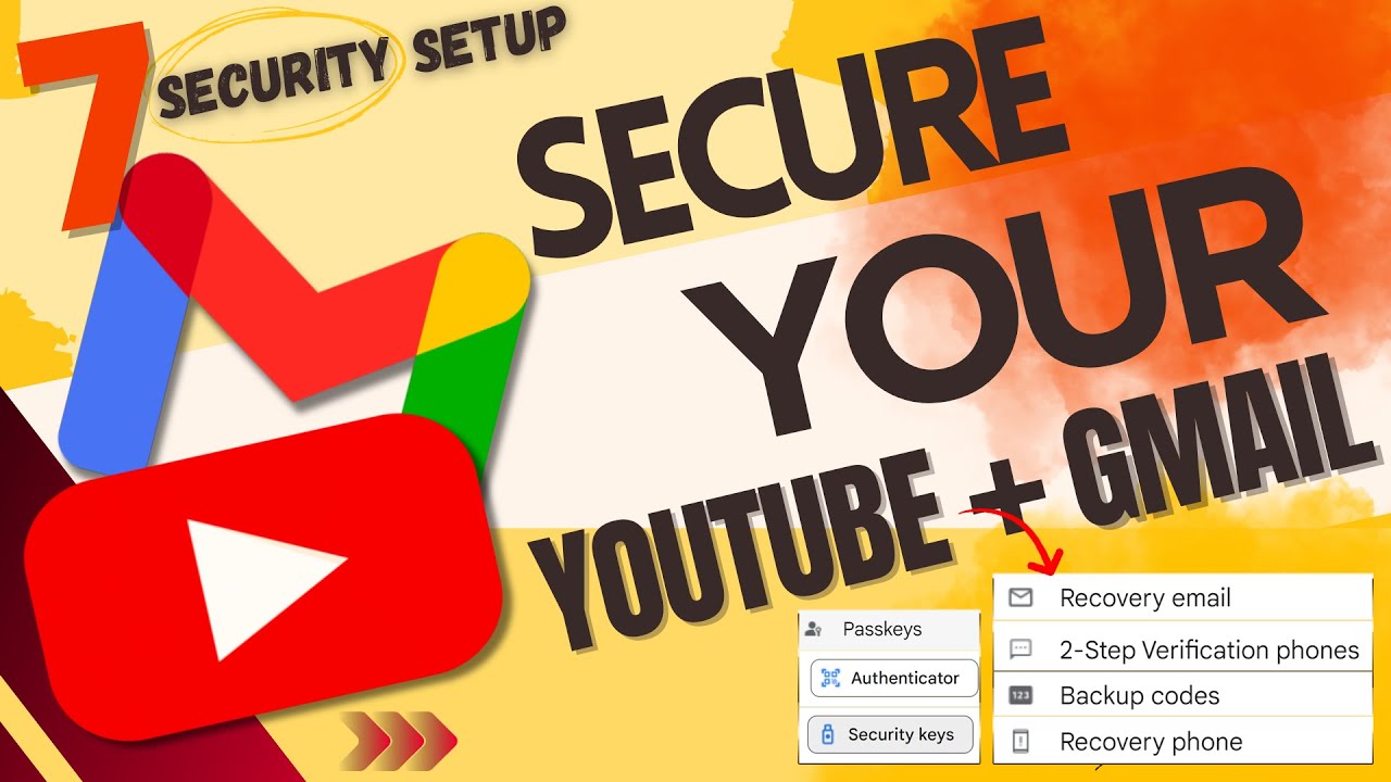 How to Secure Googleaccount | Passkey google| 2 Step verify gmail ...