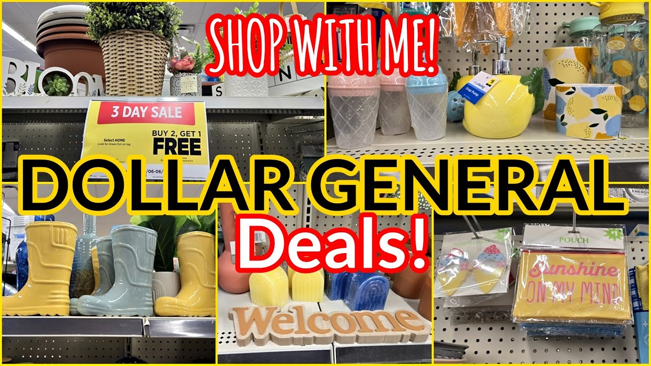 DOLLAR GENERAL DEALS DECOR SHOPPING SHOP WITH ME - YouTube