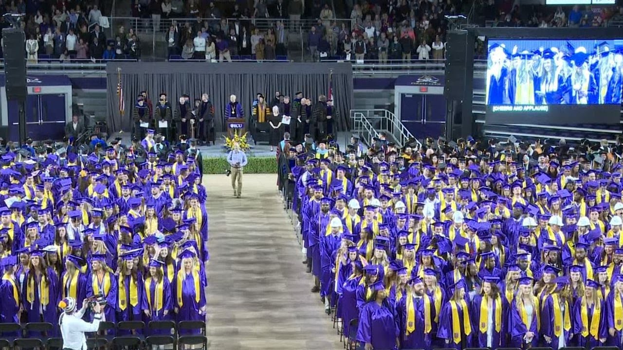 ECU sends 2023 fall graduates out on a high note - YouTube