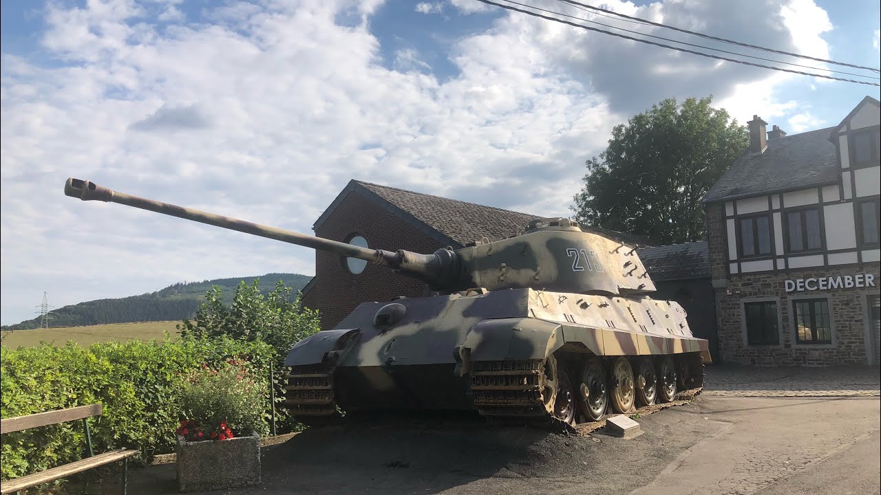 Tiger 2 Tank La Gleize (België). - YouTube
