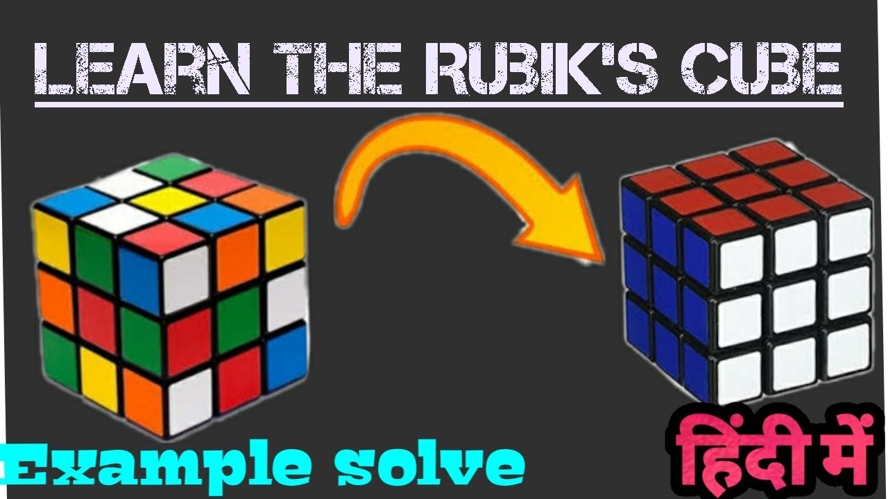 How to solve Rubik's cube | Beginner's method | +Example solve - YouTube