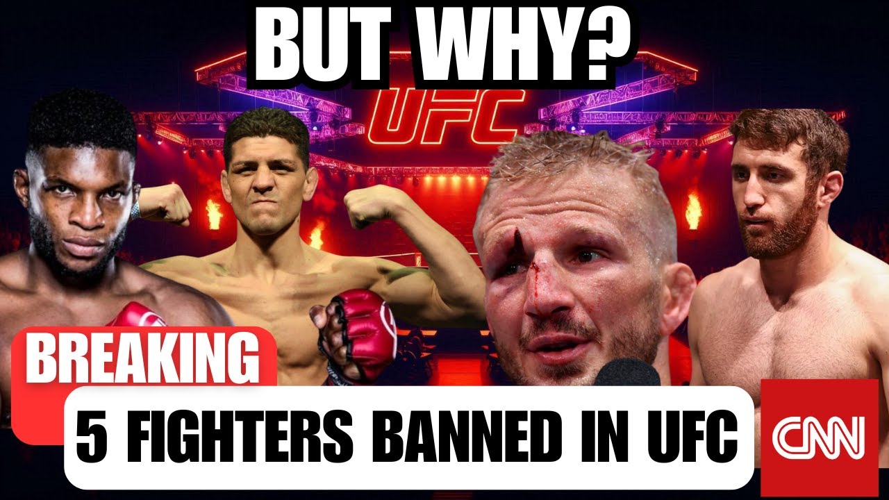 Top 5 Fighters Banned in Ufc By Dana White , But Why - YouTube