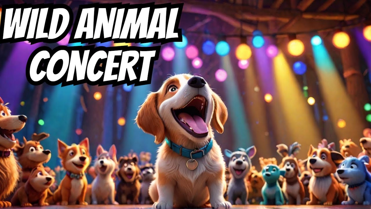 The Singing Dog's Wild Animal Concert" | Magical bedtime story for kids ...