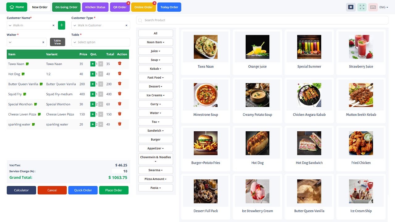 Restaurant POS & Billing Software Tutorial with Source Code - YouTube