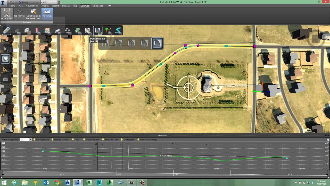 Roadway Design for Autodesk InfraWorks 360 Pro 2014: Engineer in ...