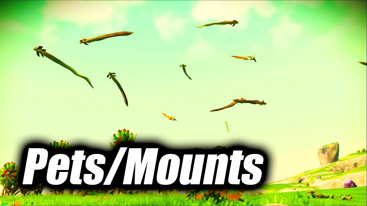 No Man's Sky - Pets/Mounts/Creature Update - YouTube