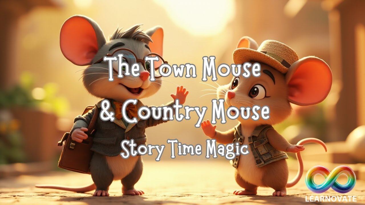 The Town Mouse and the Country Mouse 🐭🌳 | A Story About Gratitude ...