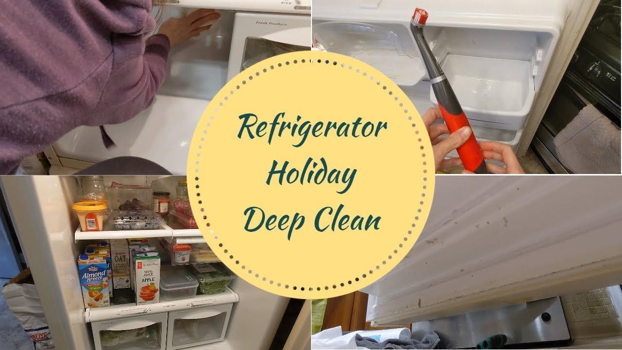 HOLIDAY CLEAN // FRIDGE CLEAN OUT // MOM LIFE - YouTube