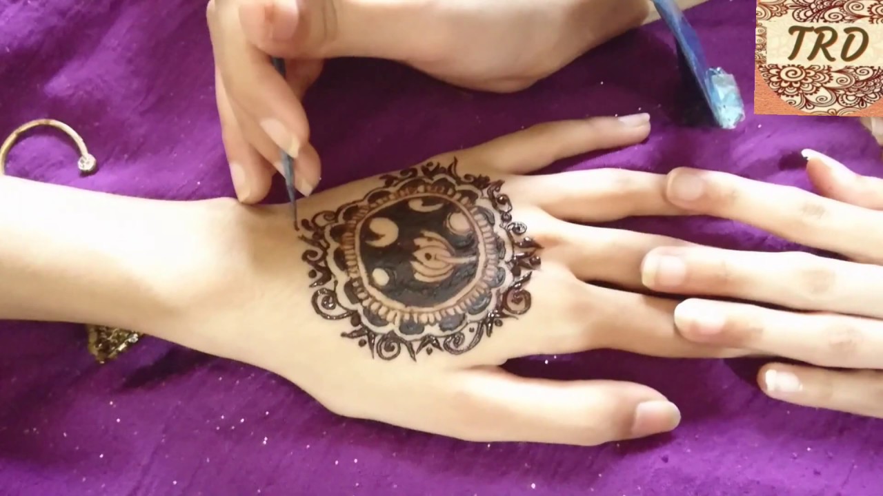 Tikki designs || simple mehndi designs || henna designs for beginners ...