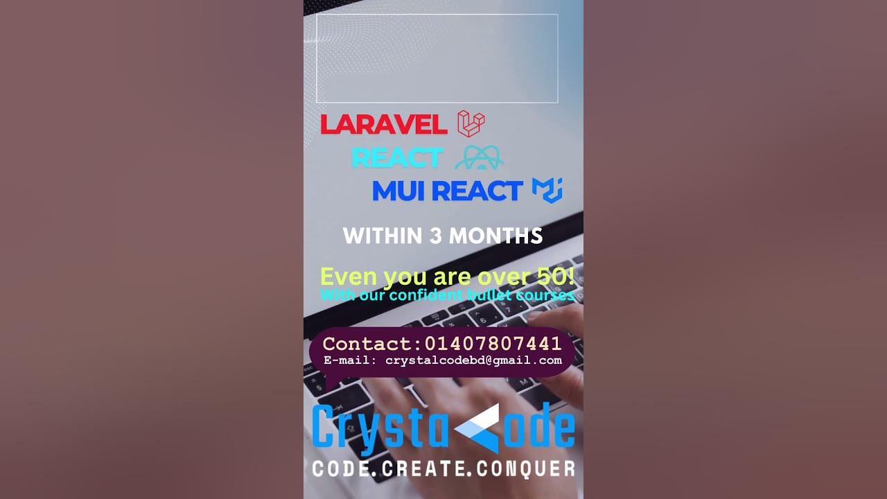 Be a professional FullStack Developer by learning Laravel, React and MUI React. - YouTube
