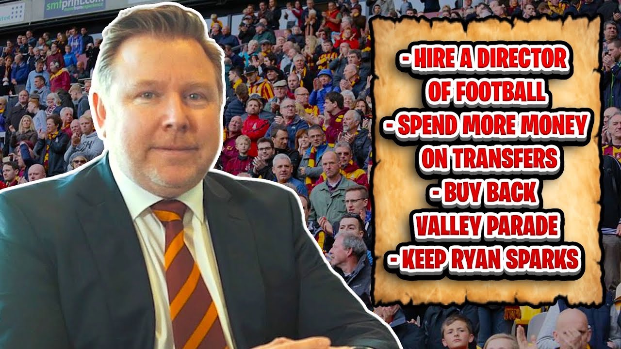 STEFAN RUPP ISSUES AN OPEN LETTER TO BRADFORD CITY FANS… - YouTube