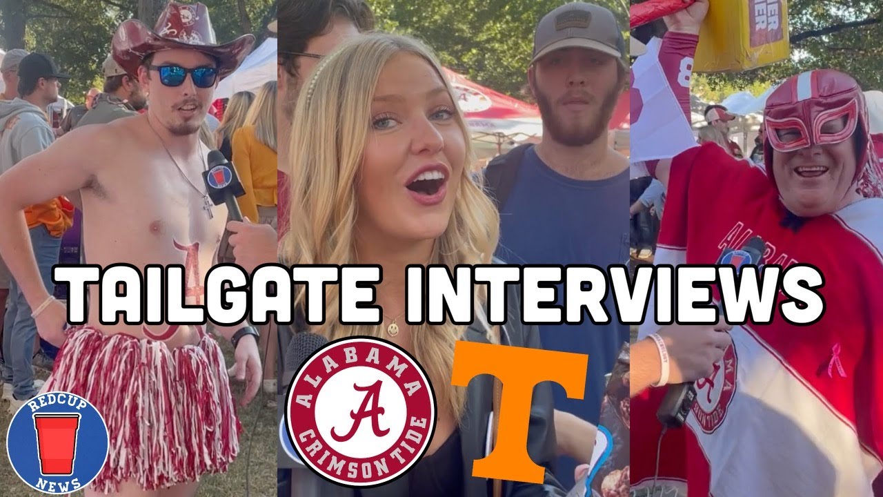 Alabama Tailgate Interviews - "VOLS ARE TRASH" - YouTube