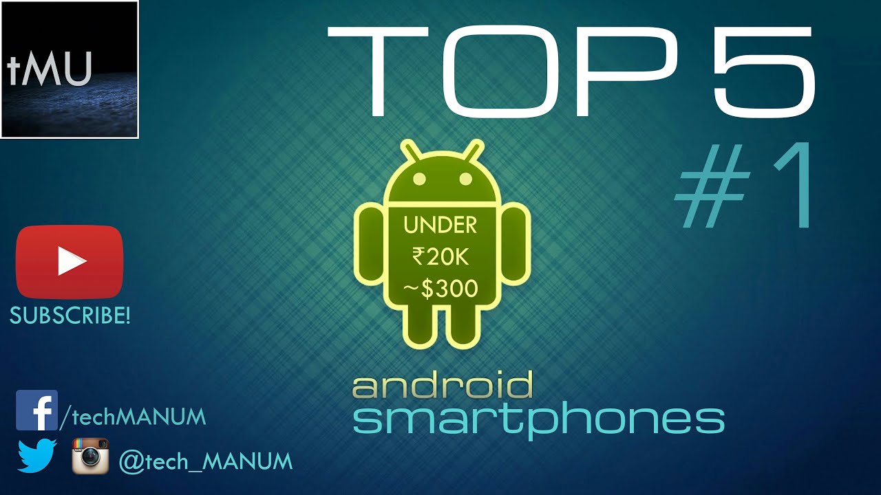 Top 5 Android Smartphones Under 20K - Dec 2015 - YouTube