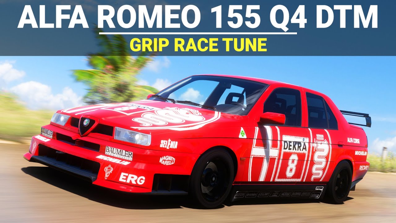 Forza Horizon 5 Tuning - 1992 Alfa Romeo 155 Q4 DTM, FH5 Grip Race ...