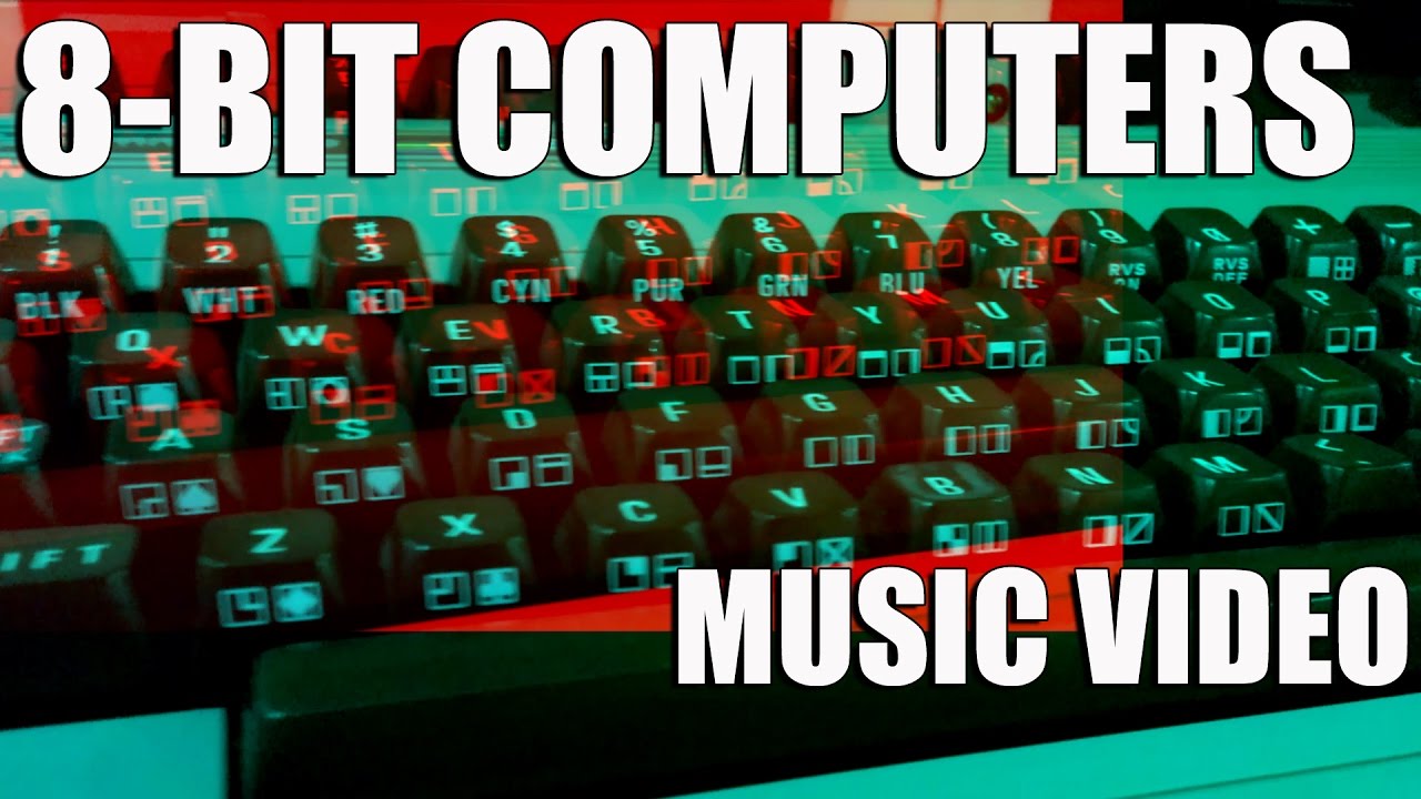 Vintage computer collection set to 8-bit 1980s music - YouTube