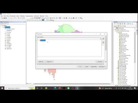 วิธีการ Dissolve ด้วยโปรแกรม ArcMap 10.5 - YouTube