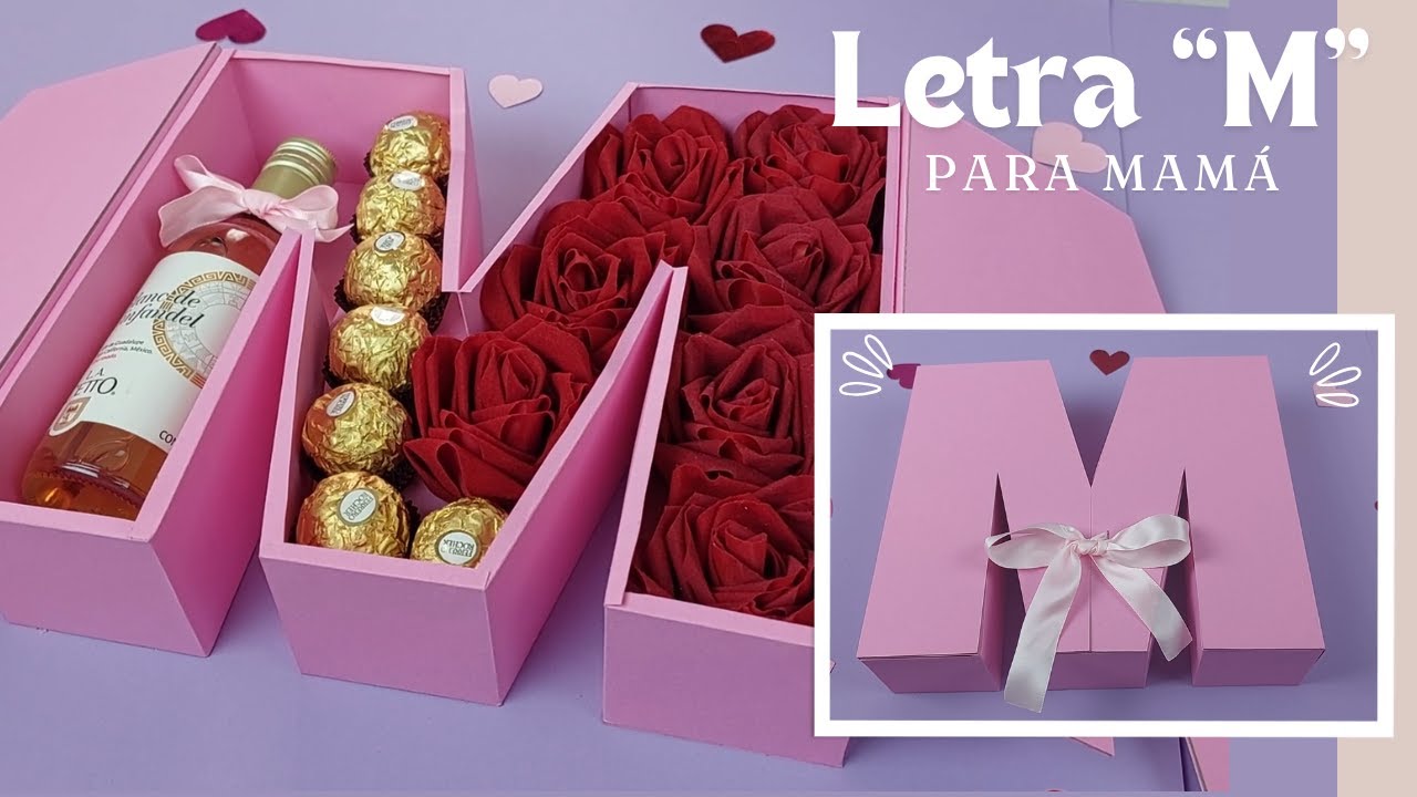 Caja accesible letra "M" para mamá - YouTube