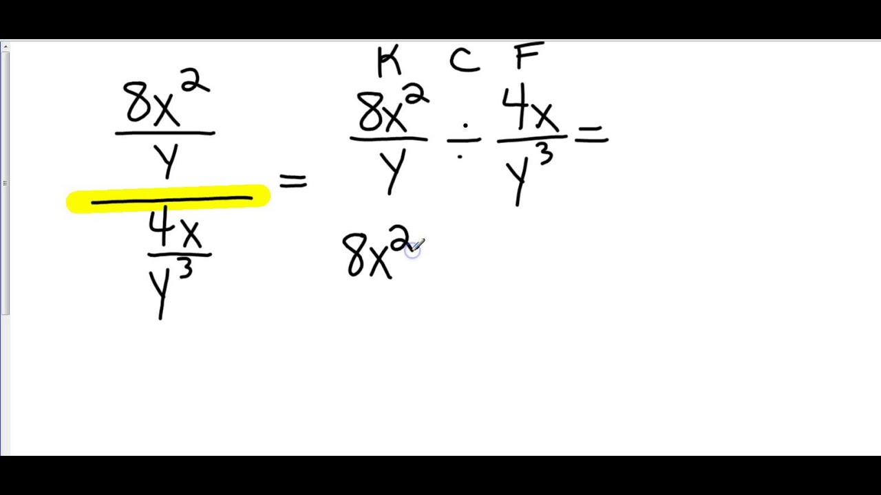 Algebra I 11 7 Mixed Expressions and Complex Fractions - YouTube