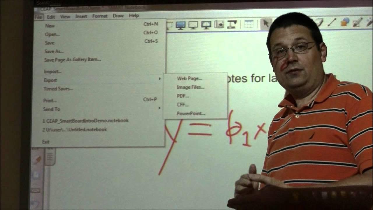 Smartboard Introduction & Demo - YouTube