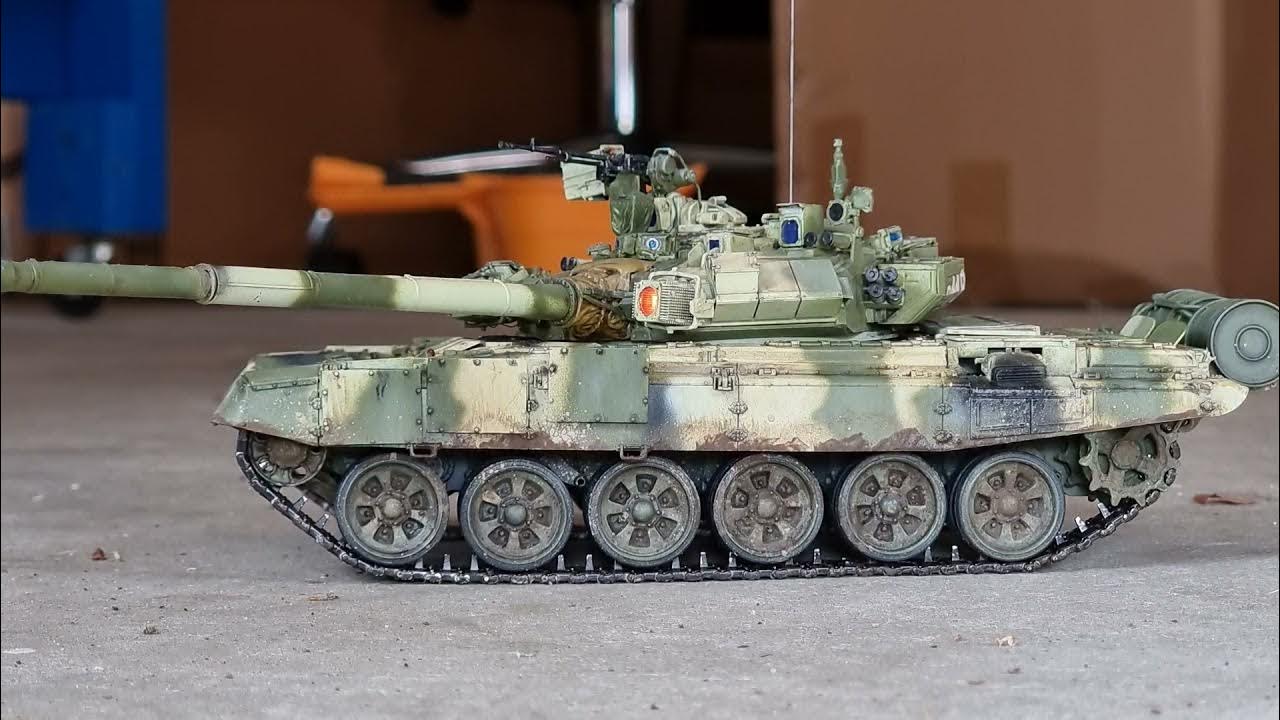 Most realistic RC tank T-90A 1:35 coversion from Meng - YouTube