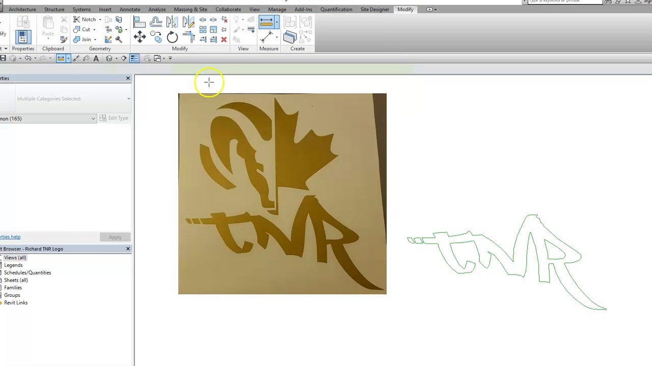 Scaling an image and object in revit - YouTube