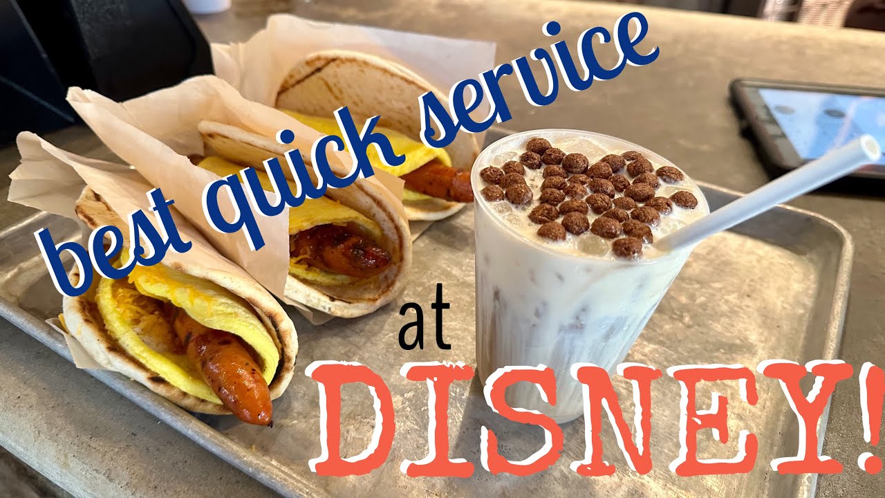 BEST SNACKS & QUICK SERVICE FOOD at DISNEY WORLD! - YouTube