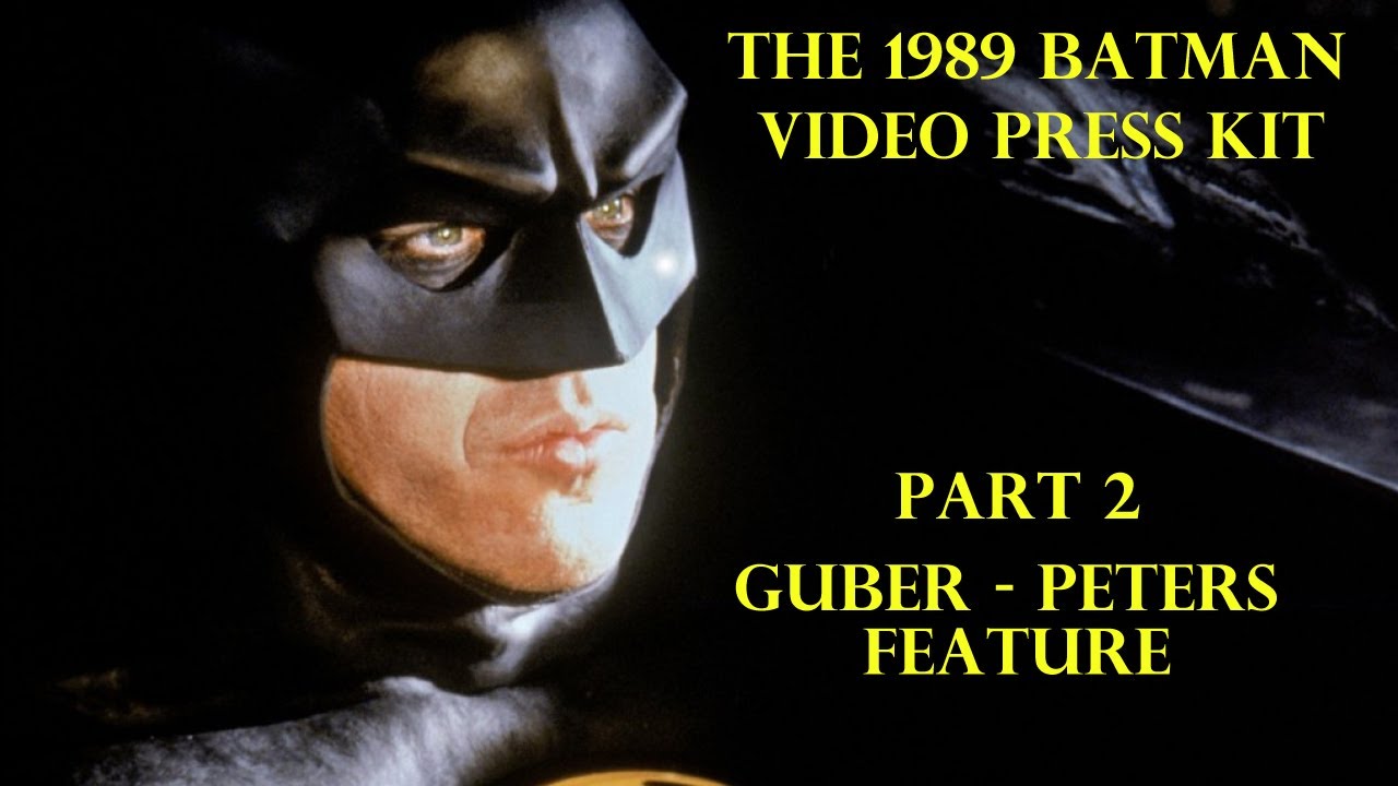 1989 Batman Guber Peters Feature Video Press Kit Part 2 1989Batmanmovie ...