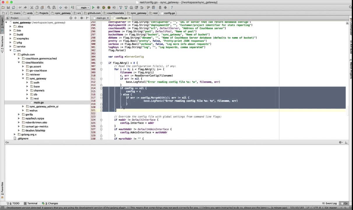 Using IntelliJ IDE with Sync Gateway code base - YouTube