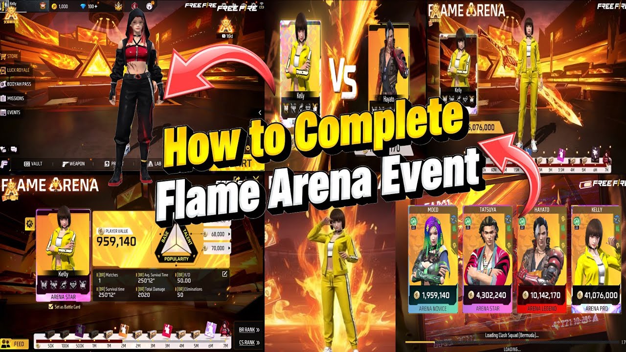 FLAME ARENA EVENT FULL DETAILS | HOW TO COMPLETE FLAME ARENA EVENT ...