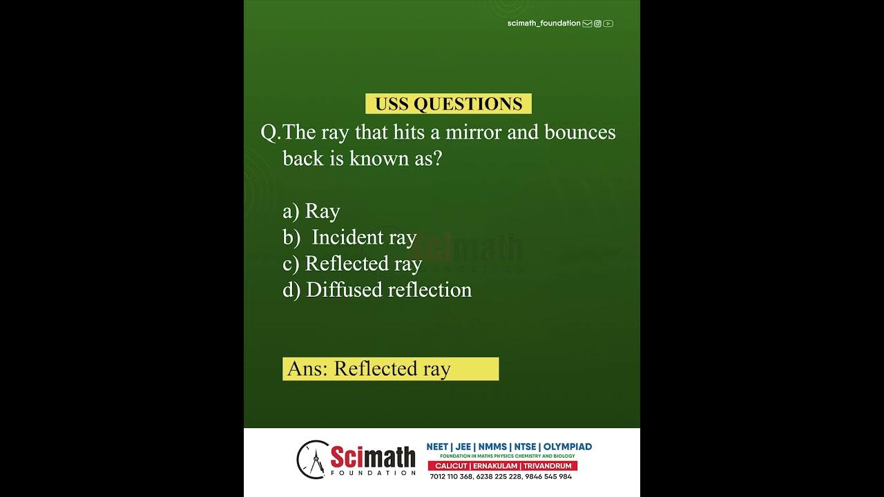 USS EXAM 2025 | BASIC SCIENCE QUESTIONS | SCIMATH FOUNDATION - YouTube