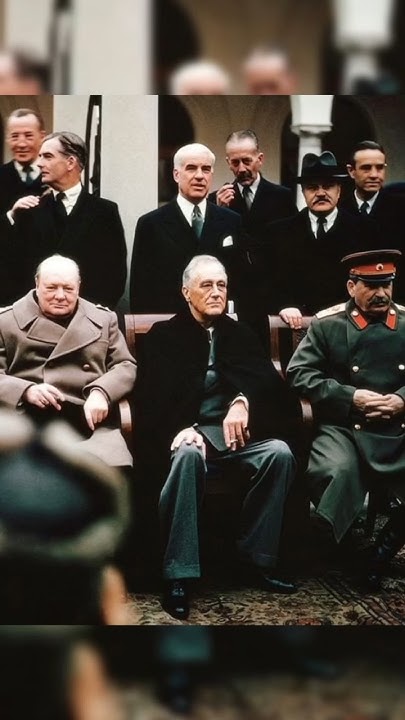 The Yalta Conference 1945 – Footage 4K #ww2 #stalin #roosevelt # ...